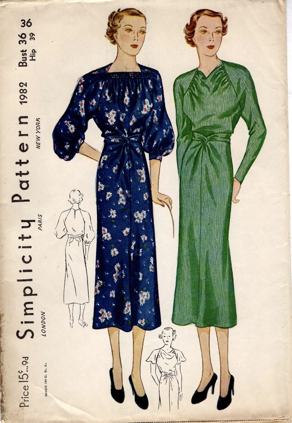 Simplicity 1982 B | Vintage Sewing Patterns | Fandom