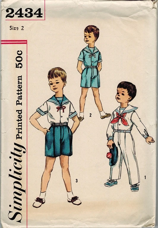 Simplicity 2434 A | Vintage Sewing Patterns | Fandom