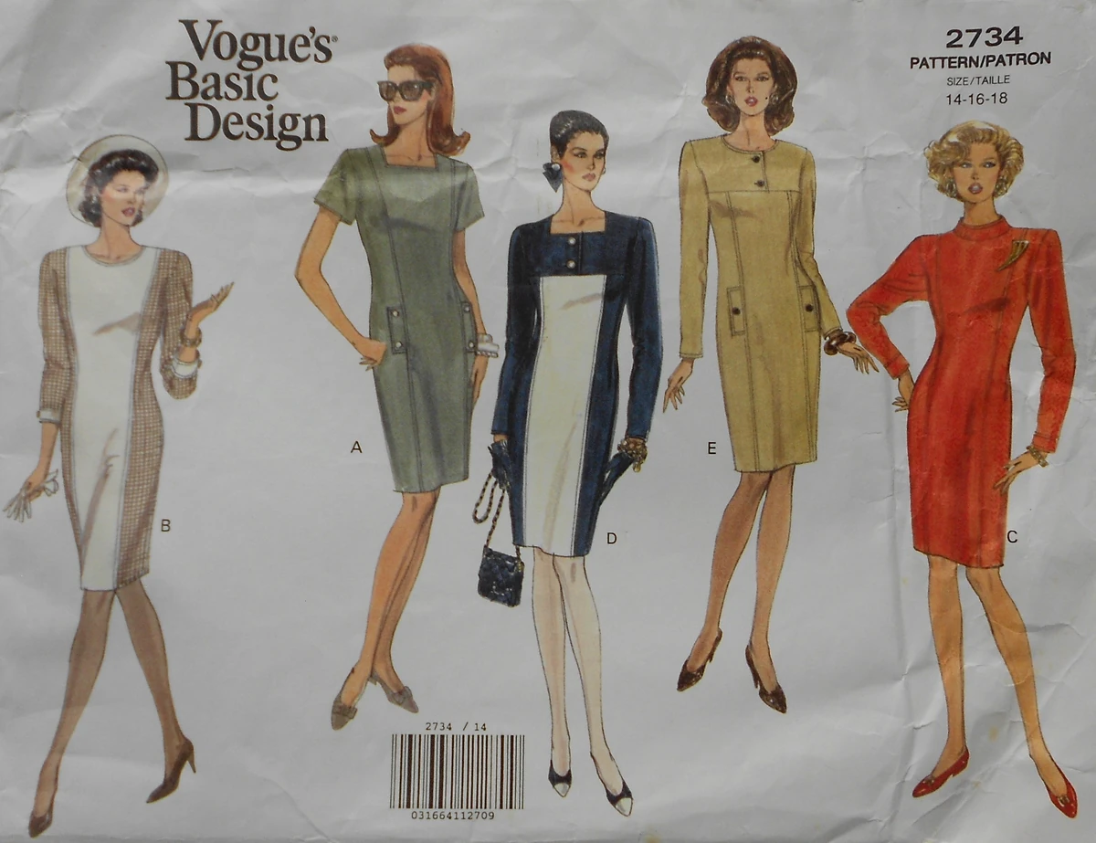 Vogue 2734 C | Vintage Sewing Patterns | Fandom
