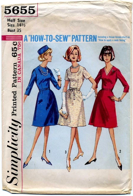 Simplicity 5655 | Vintage Sewing Patterns | Fandom