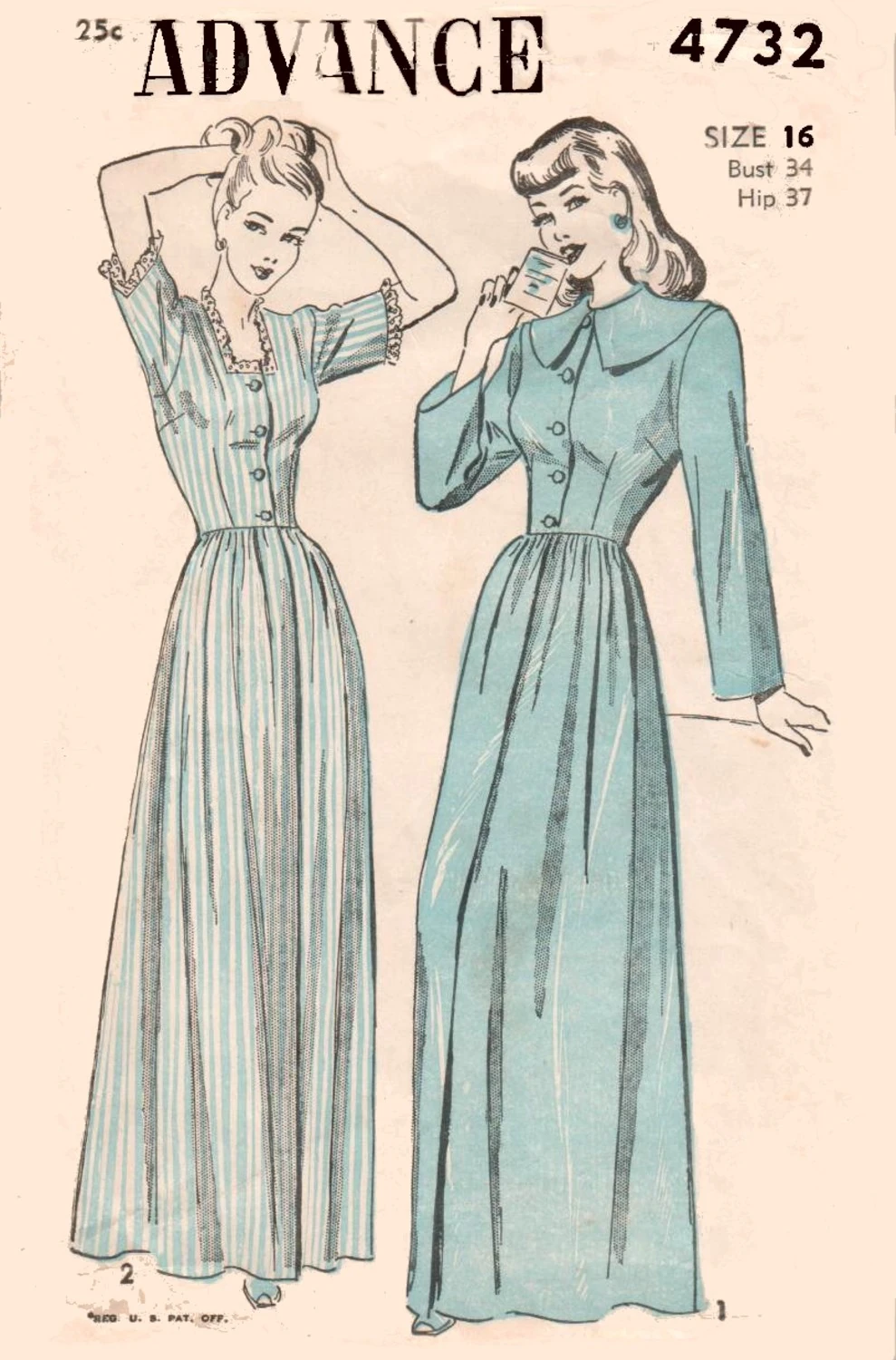 Advance 4732 | Vintage Sewing Patterns | Fandom