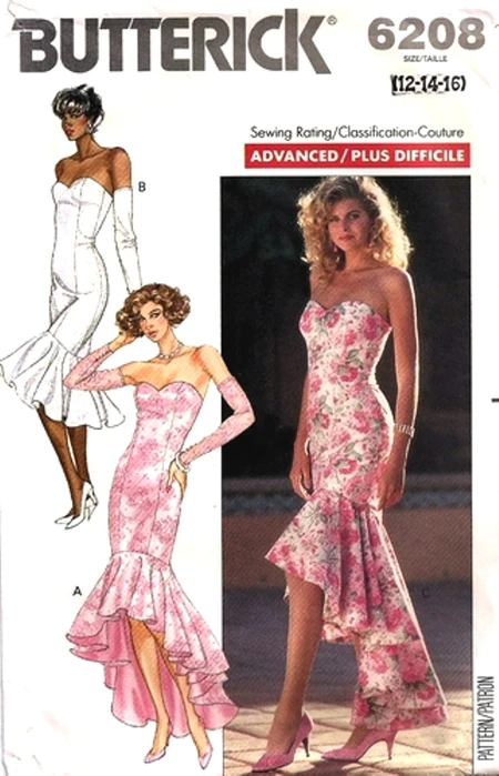Butterick 6208 | Vintage Sewing Patterns | Fandom