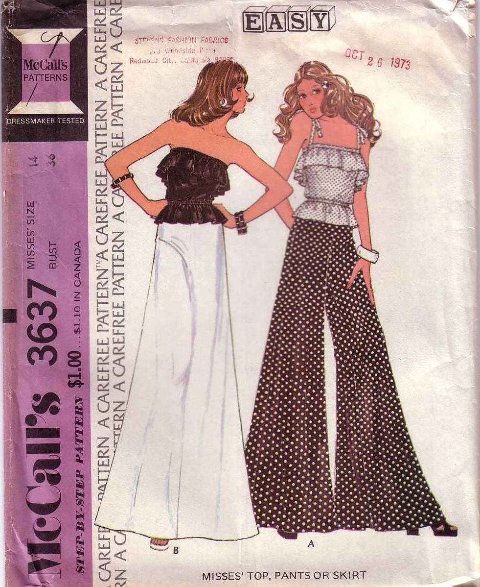 McCall's 3637 | Vintage Sewing Patterns | Fandom