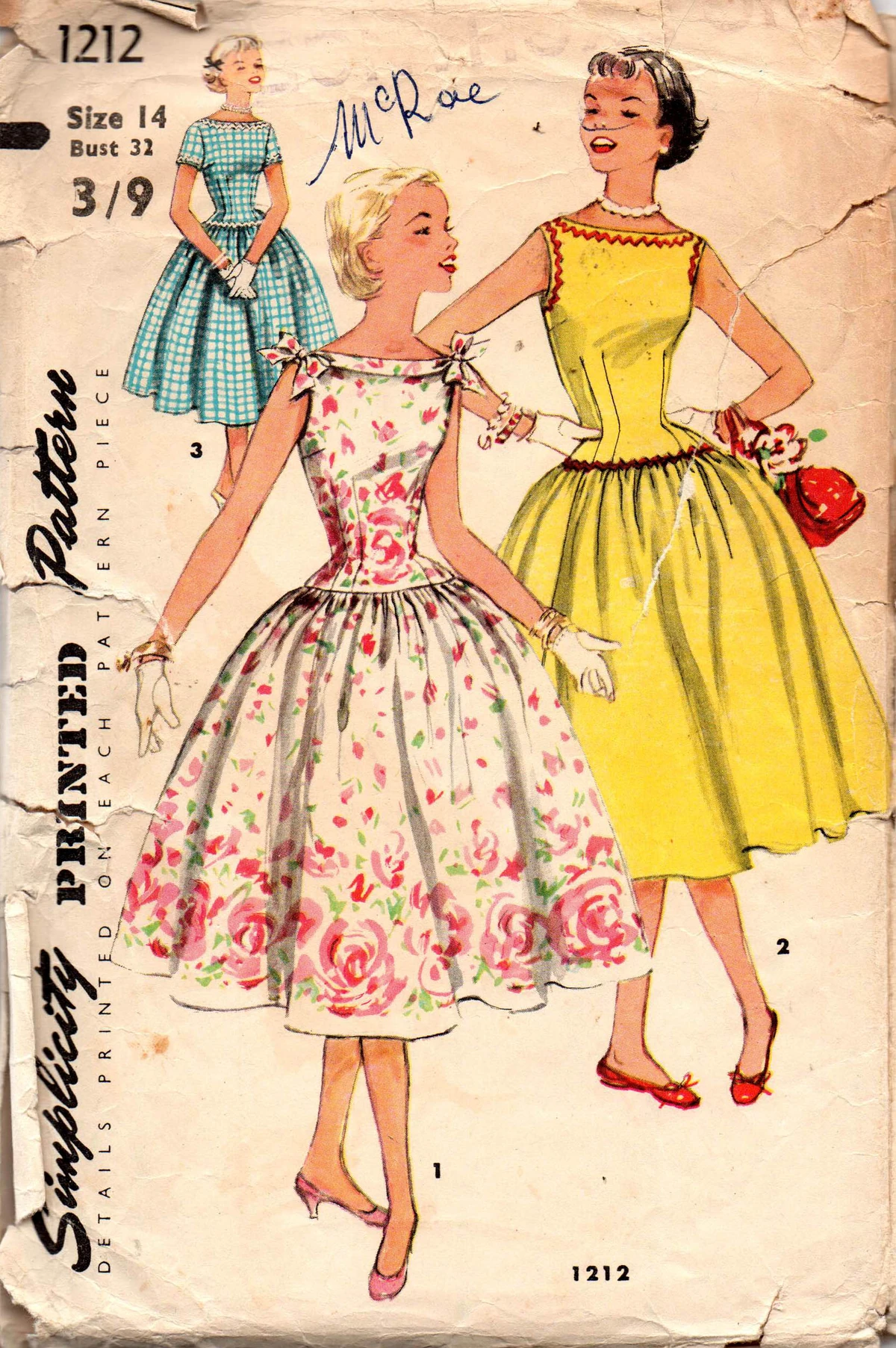 Simplicity 1212 A | Vintage Sewing Patterns | Fandom