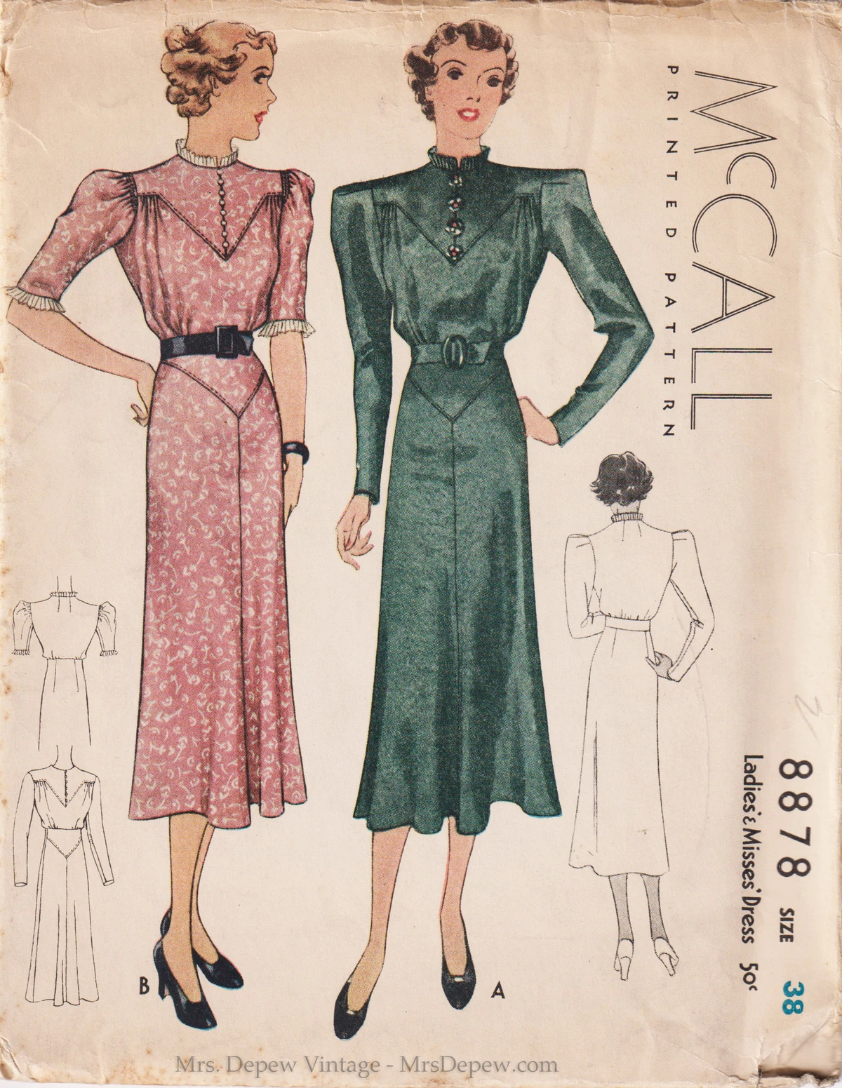 McCall 8878 | Vintage Sewing Patterns | Fandom