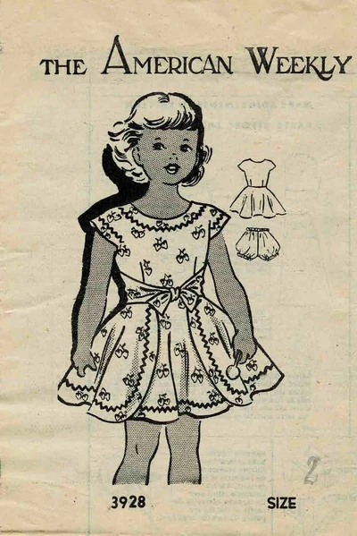 American Weekly 3928 | Vintage Sewing Patterns | Fandom