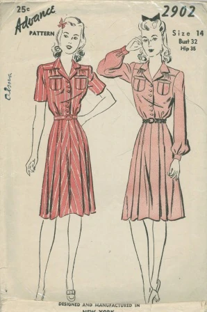 Advance 2902 A | Vintage Sewing Patterns | Fandom