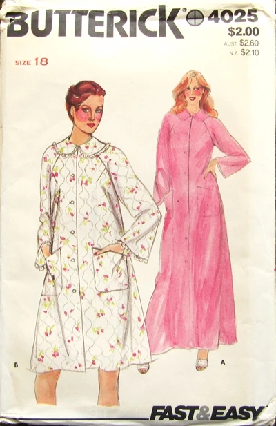 Butterick 4025 B | Vintage Sewing Patterns | Fandom