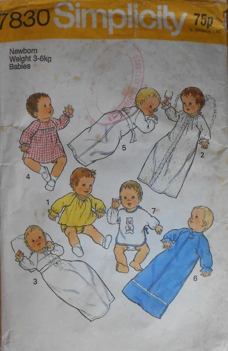 Simplicity 7830 B | Vintage Sewing Patterns | Fandom