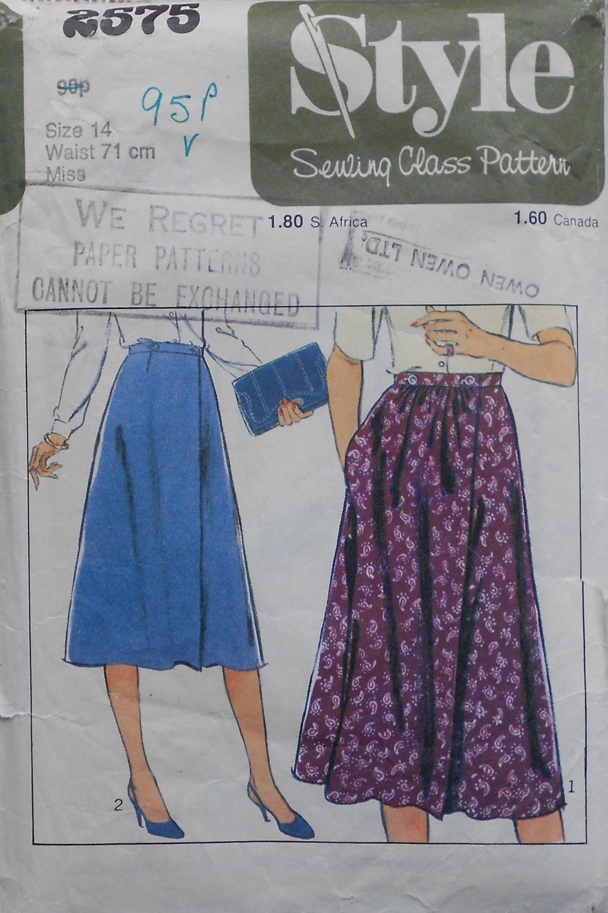 Style 2575 A | Vintage Sewing Patterns | Fandom