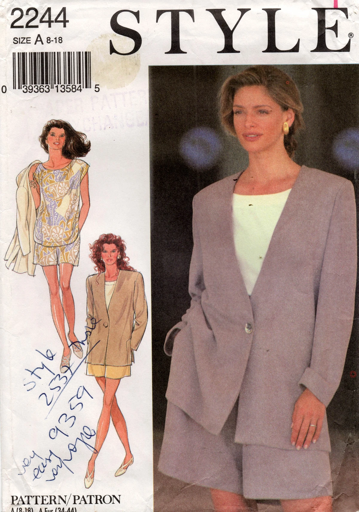 Style 2244 | Vintage Sewing Patterns | Fandom