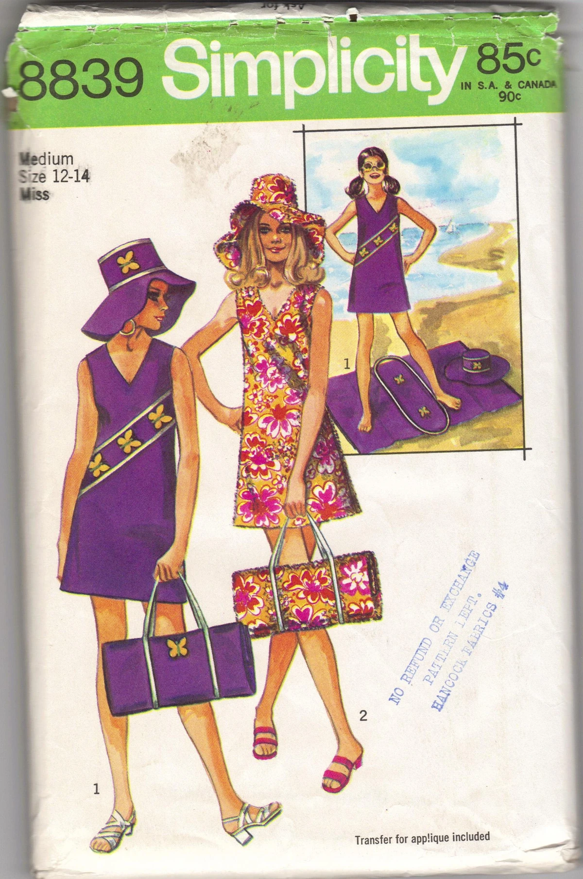 Simplicity 8839 | Vintage Sewing Patterns | Fandom