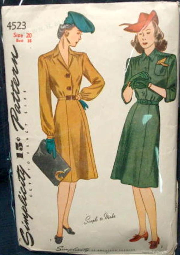 Simplicity 4523 B | Vintage Sewing Patterns | Fandom