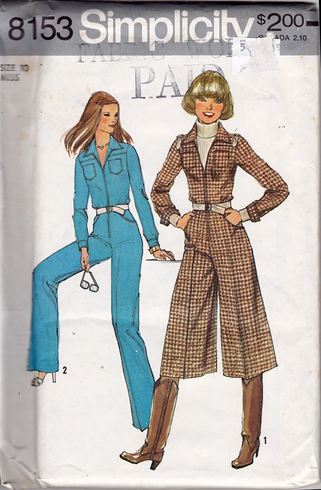 Simplicity 8153 A | Vintage Sewing Patterns | Fandom