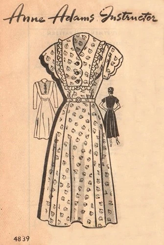 Anne Adams 4839 A | Vintage Sewing Patterns | Fandom