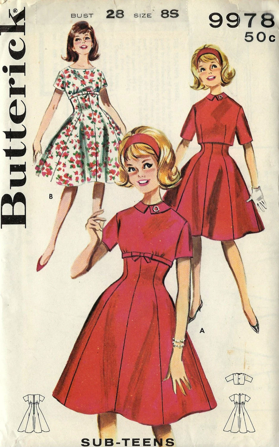 Butterick 9978 | Vintage Sewing Patterns | Fandom