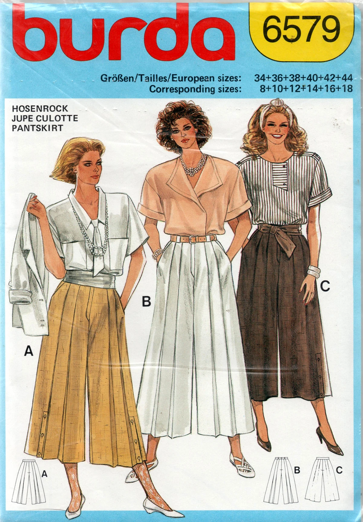 Burda 6579 | Vintage Sewing Patterns | Fandom