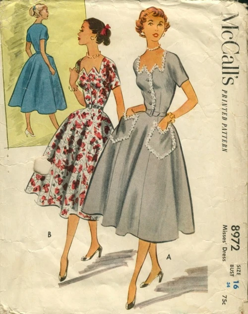 McCall's 8972 | Vintage Sewing Patterns | Fandom