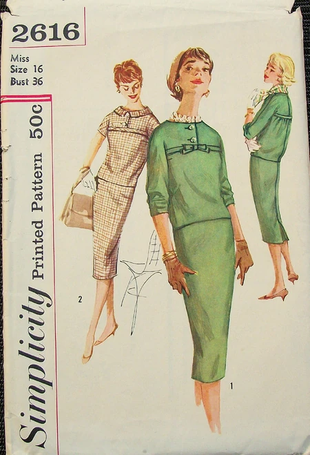 Simplicity 2616 | Vintage Sewing Patterns | Fandom