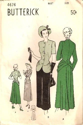 Butterick 4676 | Vintage Sewing Patterns | Fandom