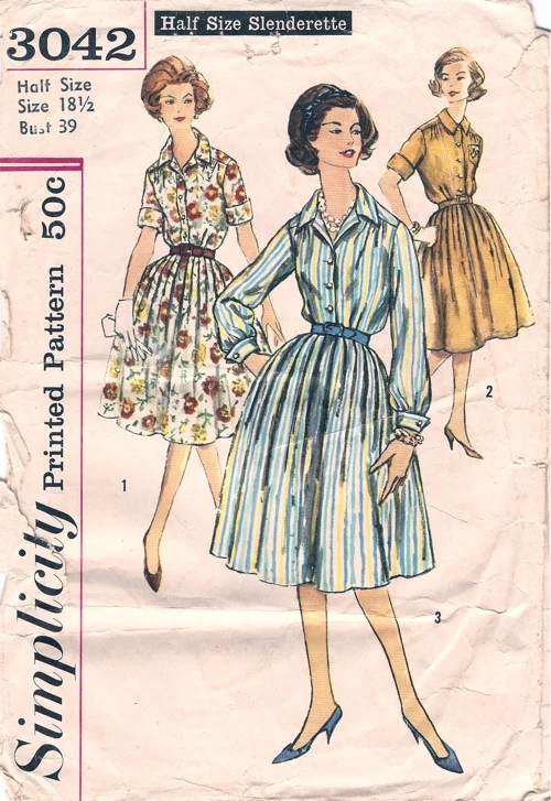 Simplicity 3042 A | Vintage Sewing Patterns | Fandom