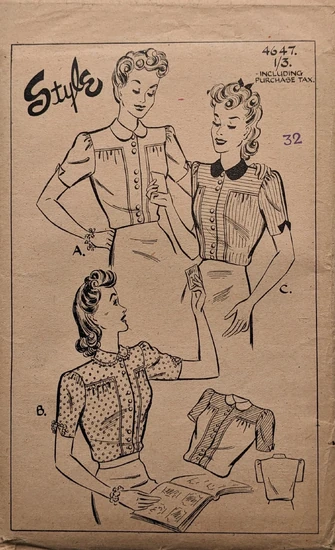 Style 4647 | Vintage Sewing Patterns | Fandom