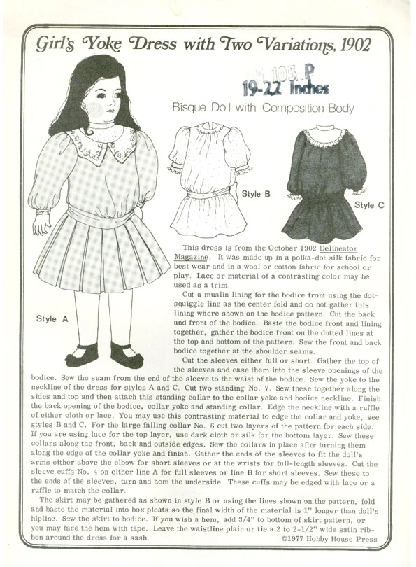 Hobby House HH105P | Vintage Sewing Patterns | Fandom