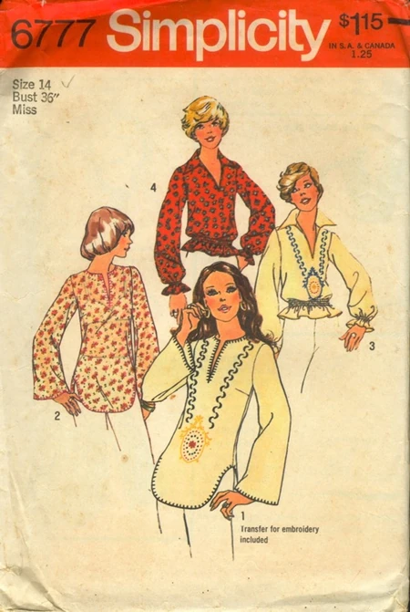 Simplicity 6777 | Vintage Sewing Patterns | Fandom