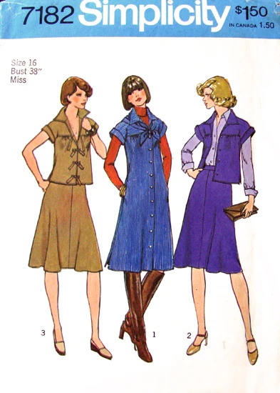 Simplicity 7182 | Vintage Sewing Patterns | Fandom