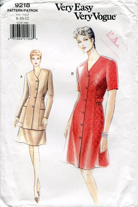 Vogue 9218 B | Vintage Sewing Patterns | Fandom