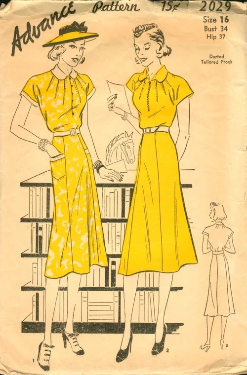 Advance 2029 | Vintage Sewing Patterns | Fandom