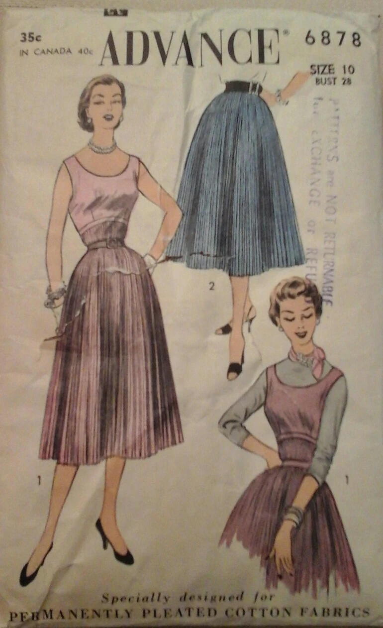 Advance 6878 | Vintage Sewing Patterns | Fandom
