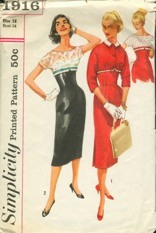 Simplicity 1916 A | Vintage Sewing Patterns | Fandom