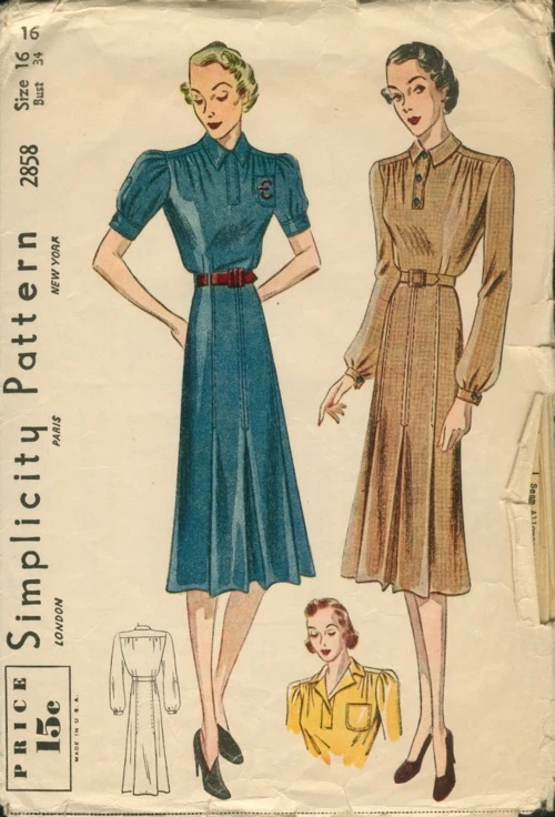 Simplicity 2858 | Vintage Sewing Patterns | Fandom