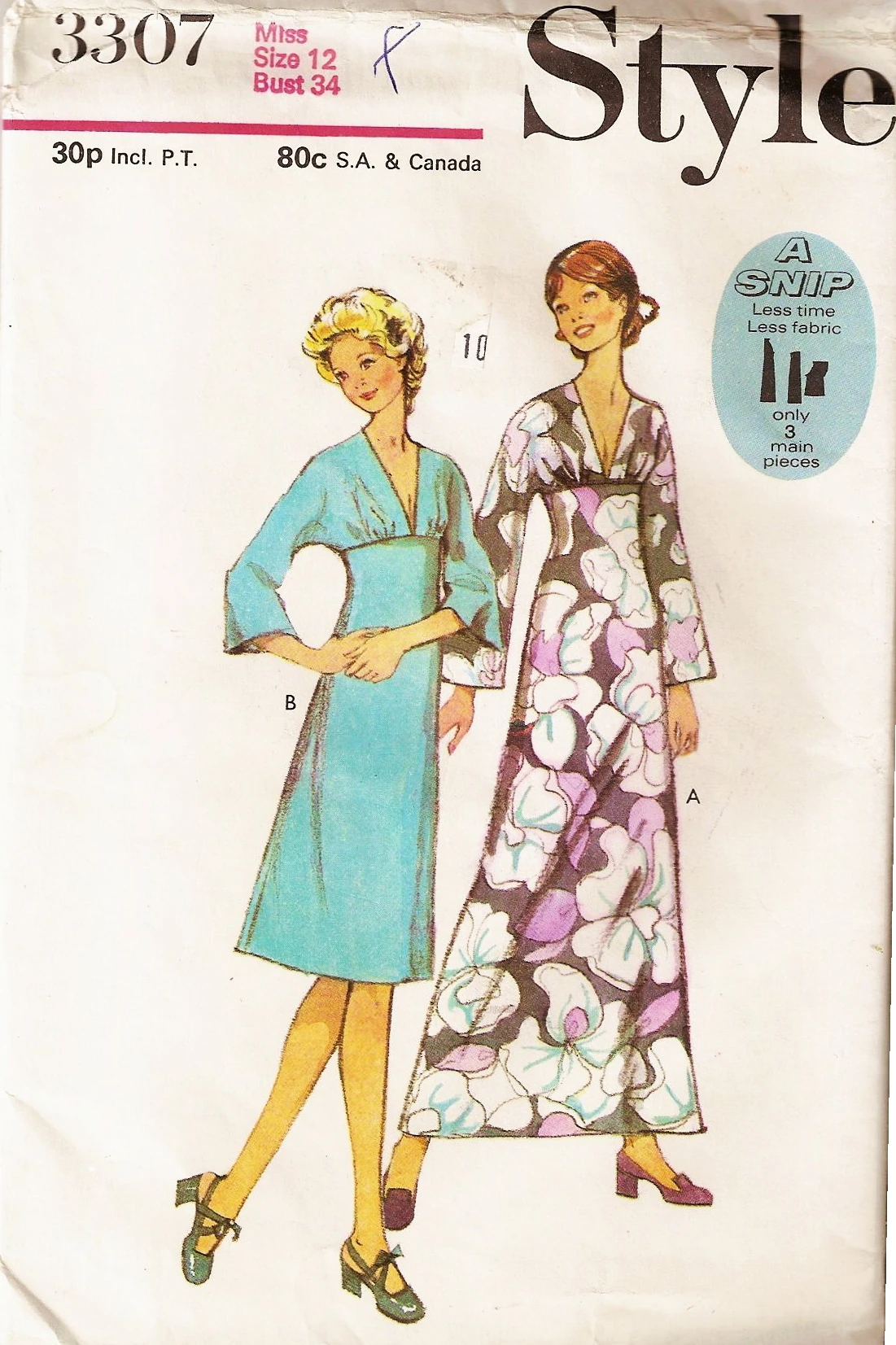Style 3307 | Vintage Sewing Patterns | Fandom