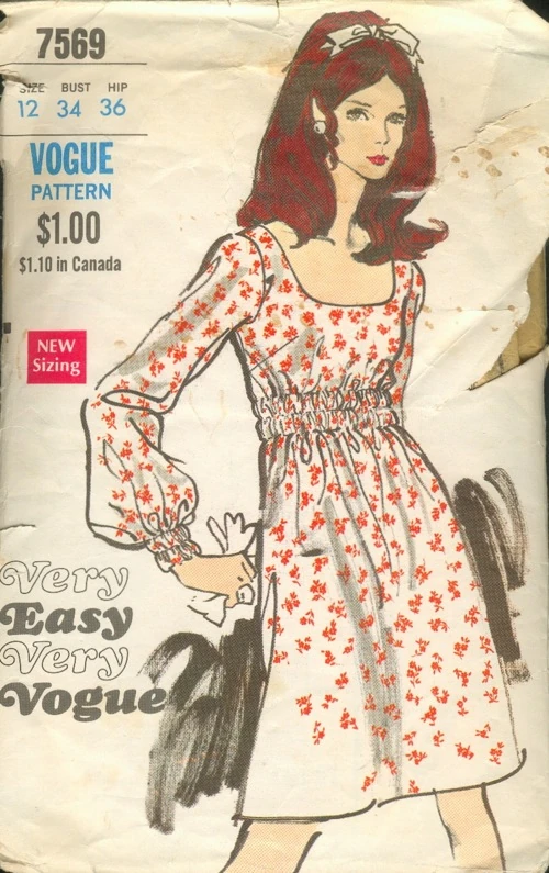 Vogue 7569 | Vintage Sewing Patterns | Fandom