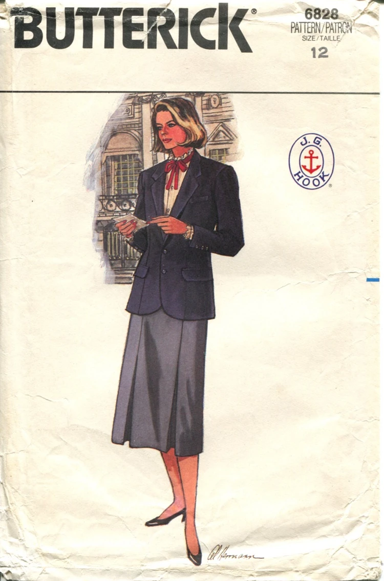 Butterick 6828 A | Vintage Sewing Patterns | Fandom