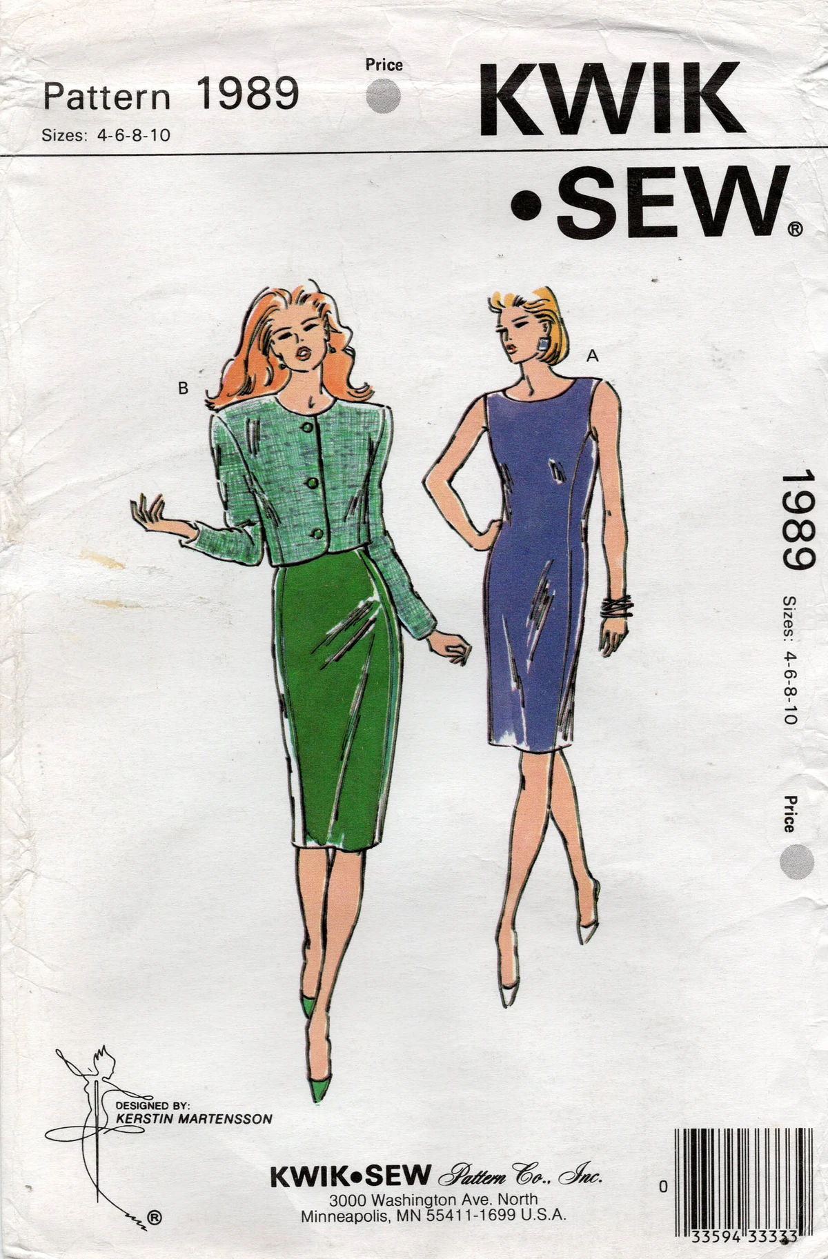 Kwik Sew 1989 | Vintage Sewing Patterns | Fandom
