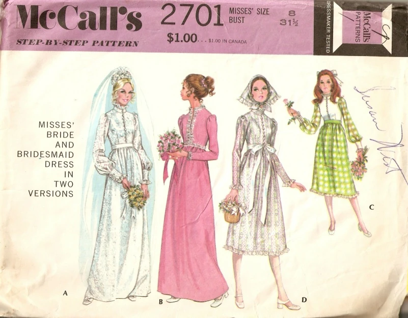 McCall's 2701 | Vintage Sewing Patterns | Fandom