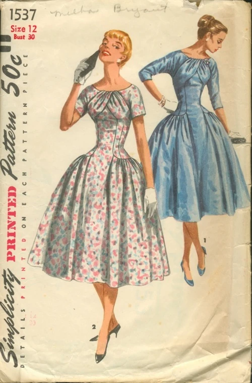 Simplicity 1537 | Vintage Sewing Patterns | Fandom