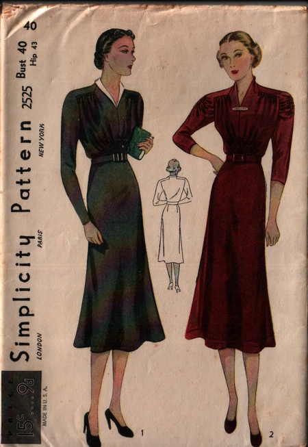 Simplicity 2525 A | Vintage Sewing Patterns | Fandom