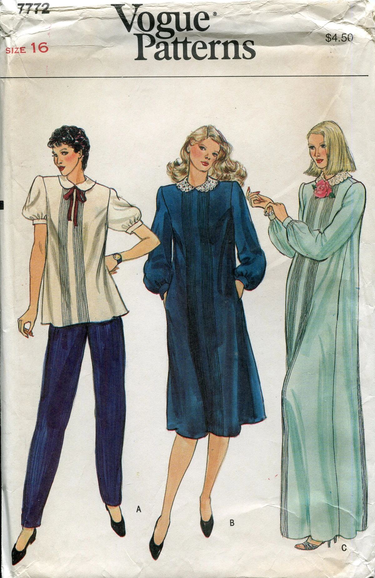 Vogue 7772 A | Vintage Sewing Patterns | Fandom