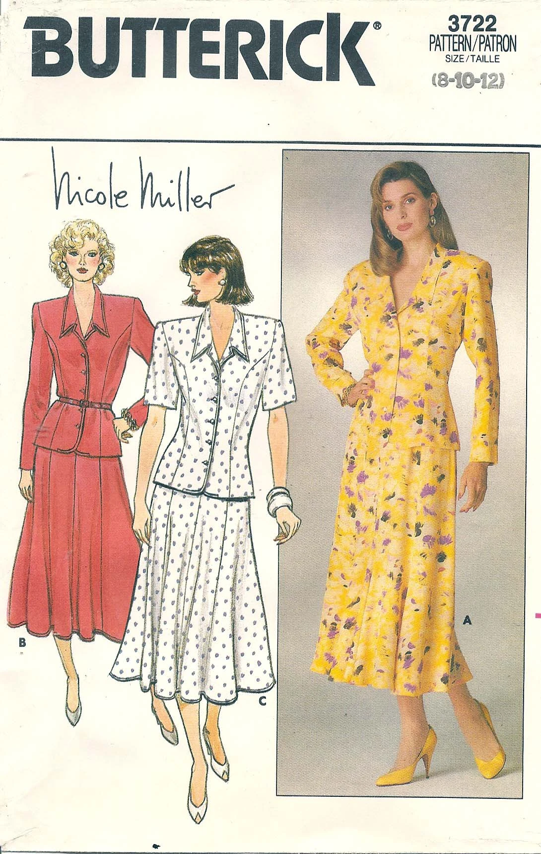 Butterick 3722 A | Vintage Sewing Patterns | Fandom