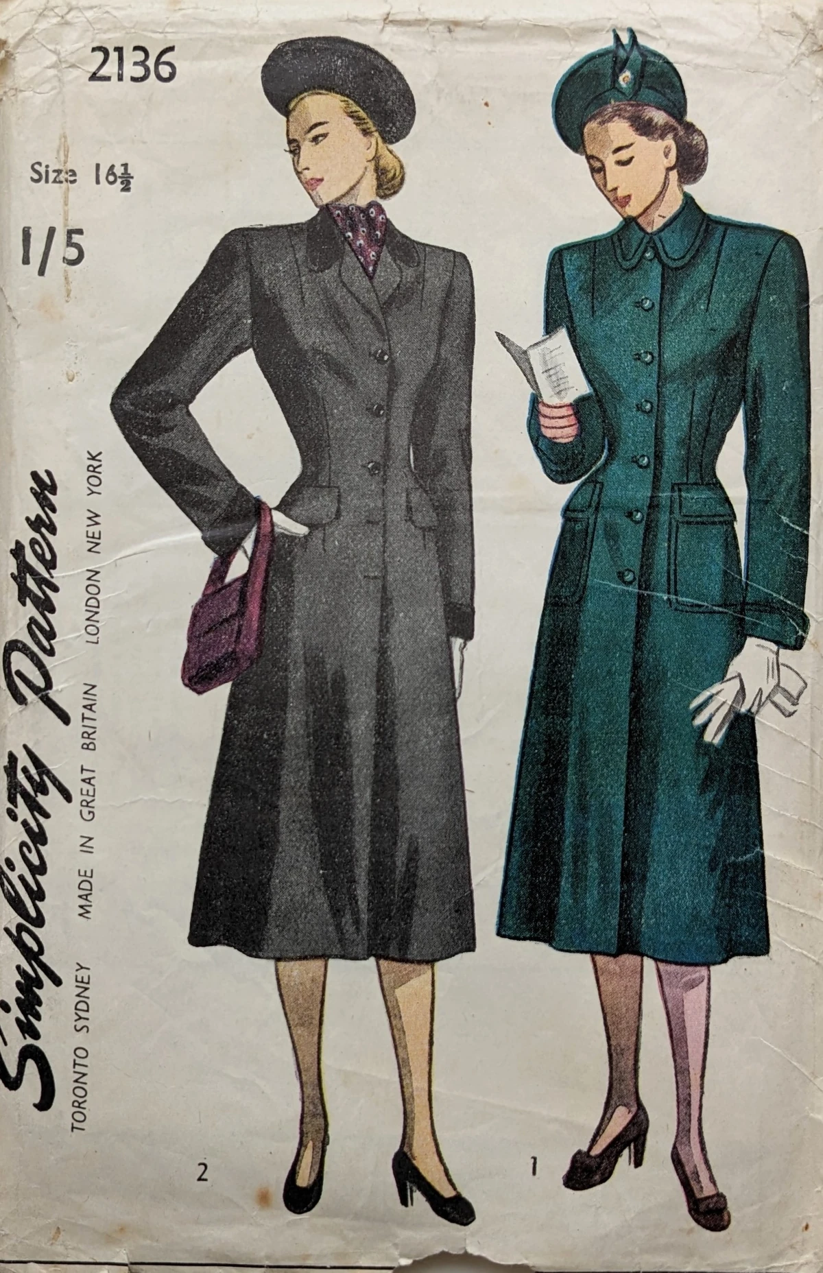 Simplicity 2136 A | Vintage Sewing Patterns | Fandom