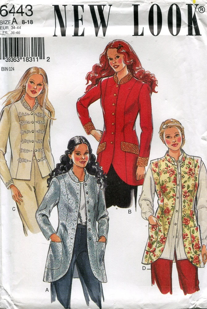 New Look 6443 | Vintage Sewing Patterns | Fandom