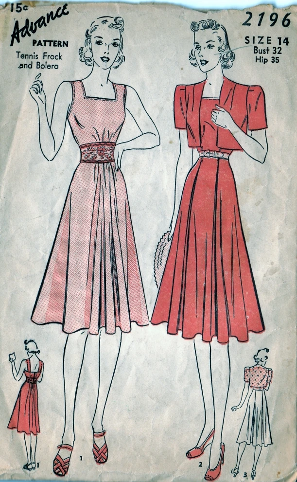 Advance 2196 | Vintage Sewing Patterns | Fandom