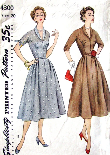 Simplicity 4300 A | Vintage Sewing Patterns | Fandom
