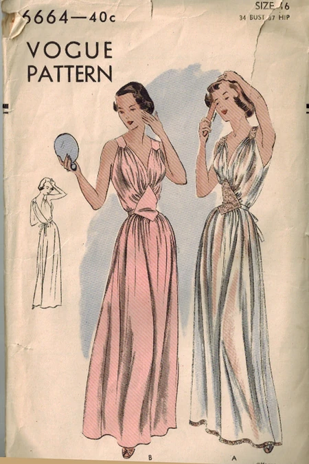 Vogue 6664 | Vintage Sewing Patterns | Fandom