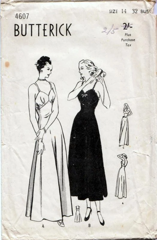 Butterick 4607 A | Vintage Sewing Patterns | Fandom