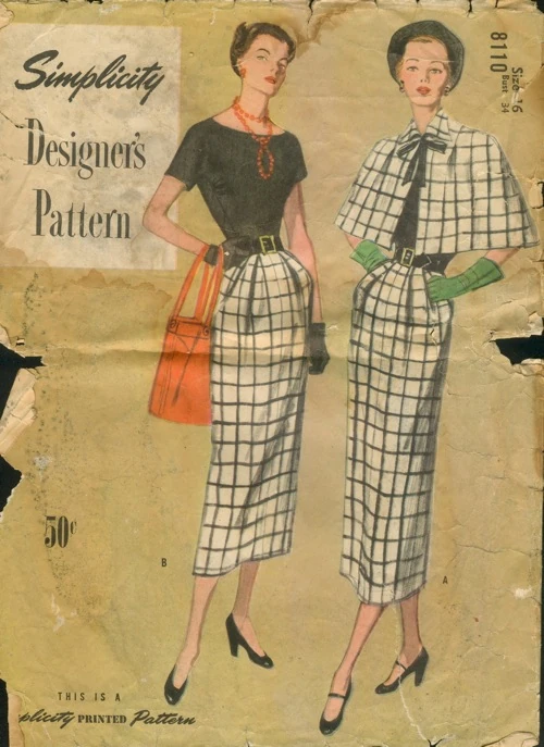 Simplicity 8110 | Vintage Sewing Patterns | Fandom